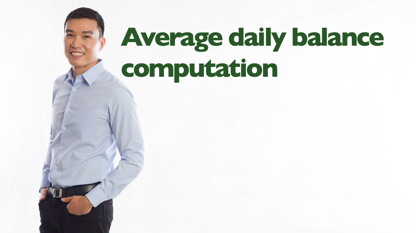 Paano i-compute ang Average Daily Balance (ADB) - Vince Rapisura