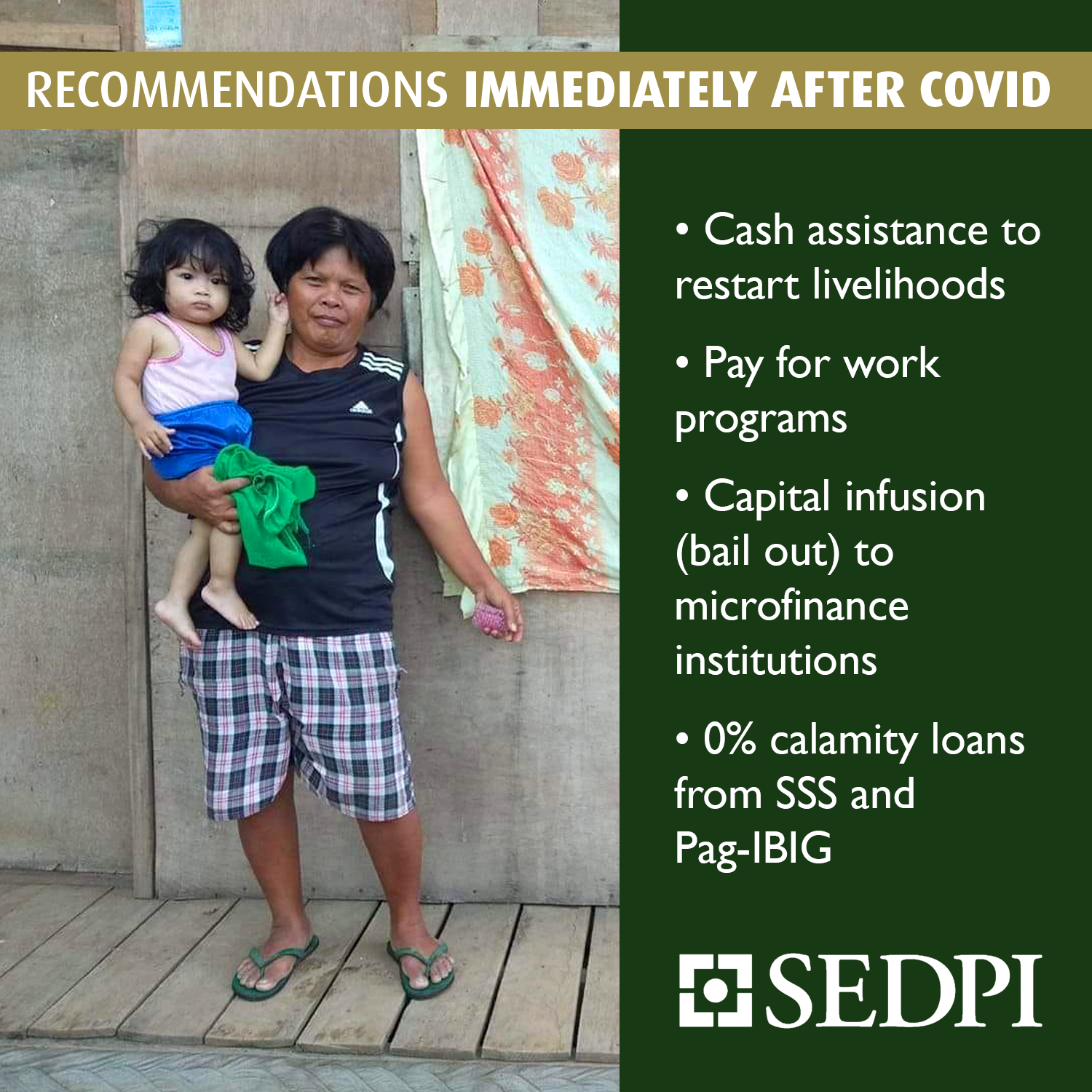 Recommendations to support microenterprises during and immediately ...